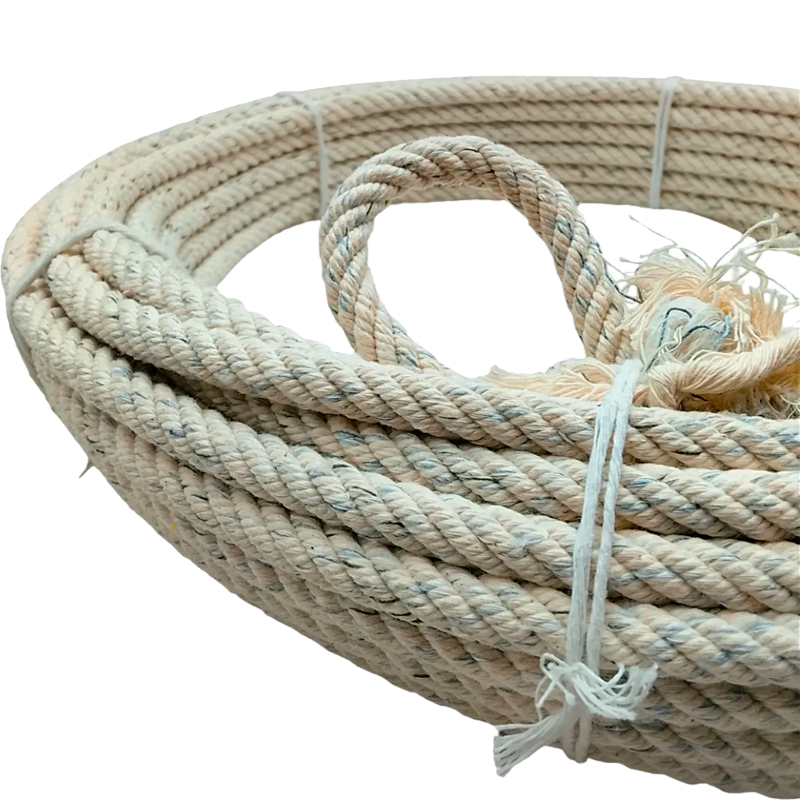 Soga para Lázar Sencilla Blanca en Algodón, Resistente y Durable